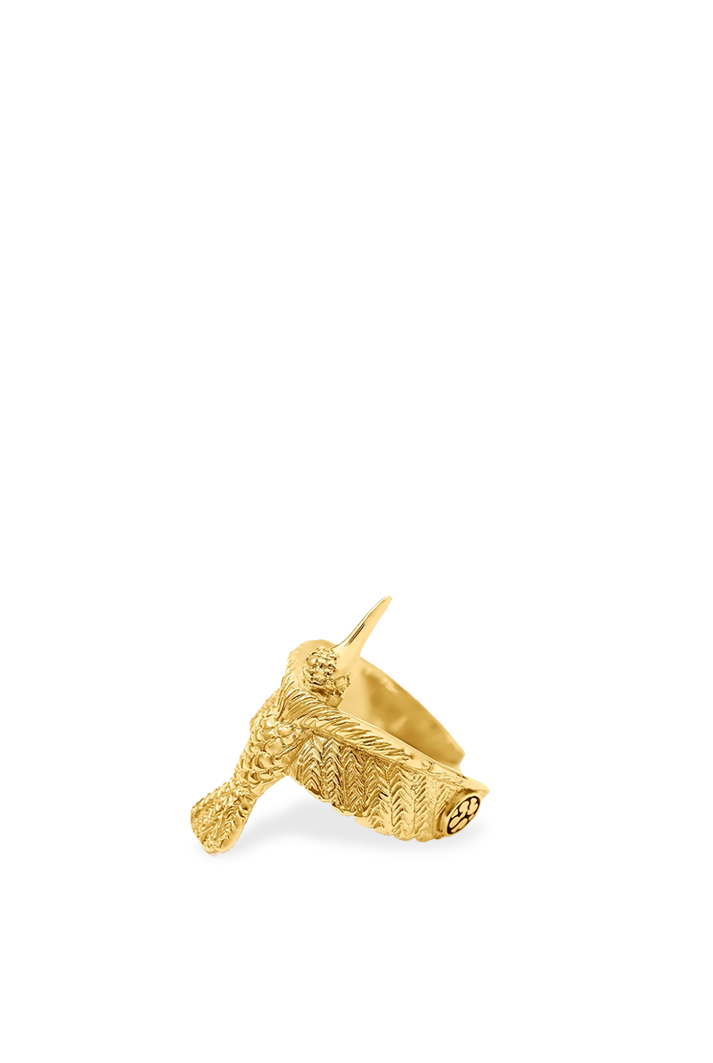 Gold Hummingbird Ring | Fashion Jewelry | BEUNICA